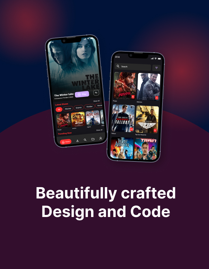 Funflix - OTT Platform Flutter UI Kit by netrosystems | CodeCanyon